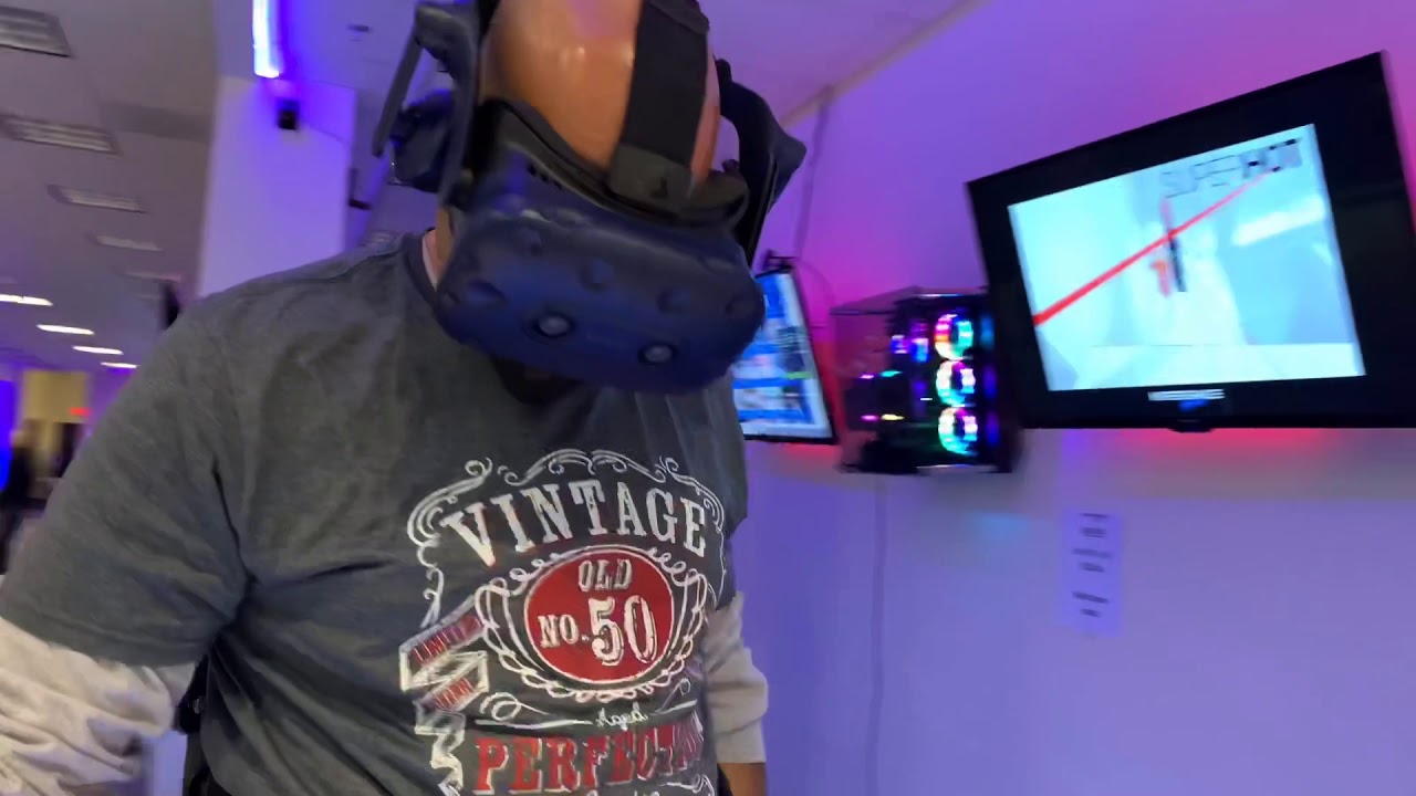 50th Birthday party celebration at Hyperspace Gaming - YouTube