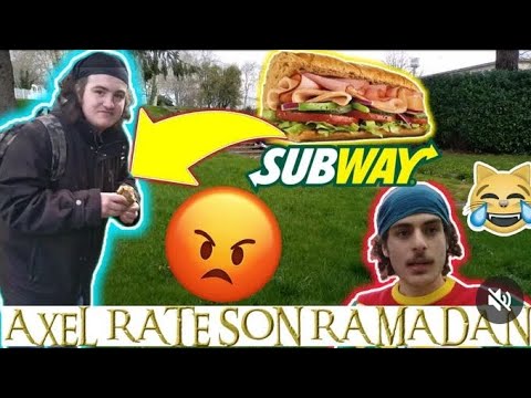 Axel rate son Ramadan, il se cache dans un buisson! #1 (REUPLOAD) - YouTube