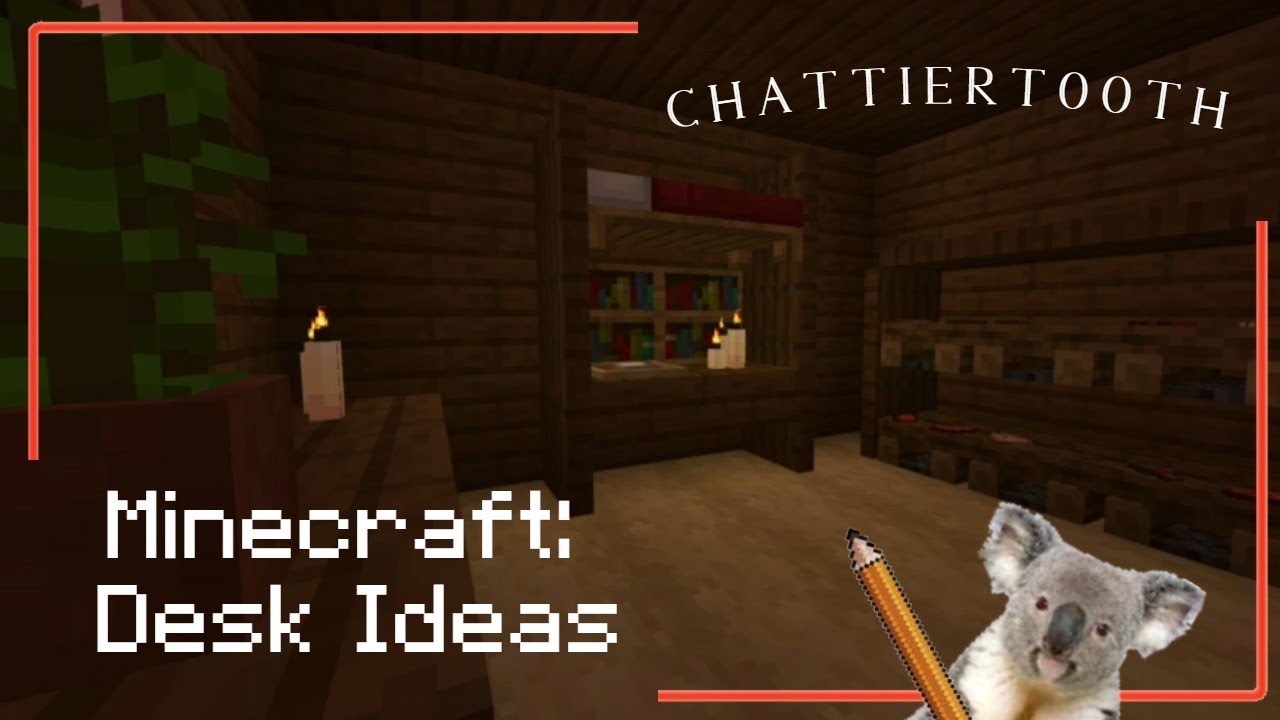 Desk Ideas - Minecraft Building Basics: Furniture DLC - YouTube