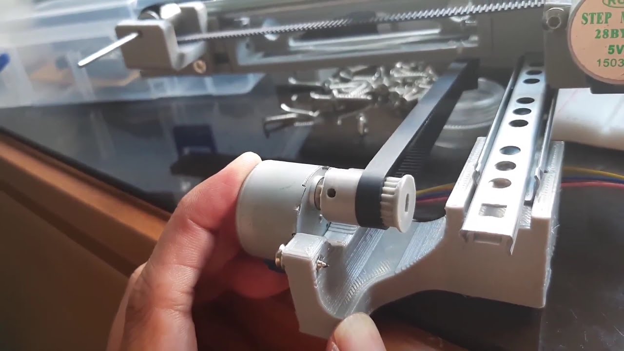 Belt Drive Mechanism using Arduino, 28BYJ-48 Stepper motor and cheap ...