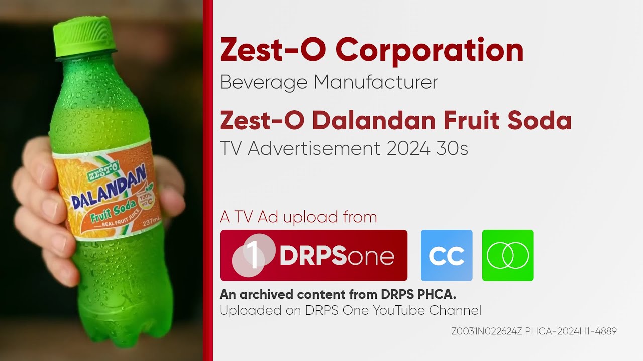 Zest-O Dalandan Fruit Soda TV Ad 2024 30s (Philippines) [CC/ST] - YouTube