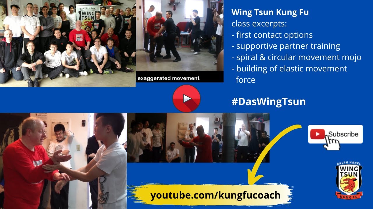 Wing Tsun Kung Fu, first contact exercises - Wing Chun - YouTube