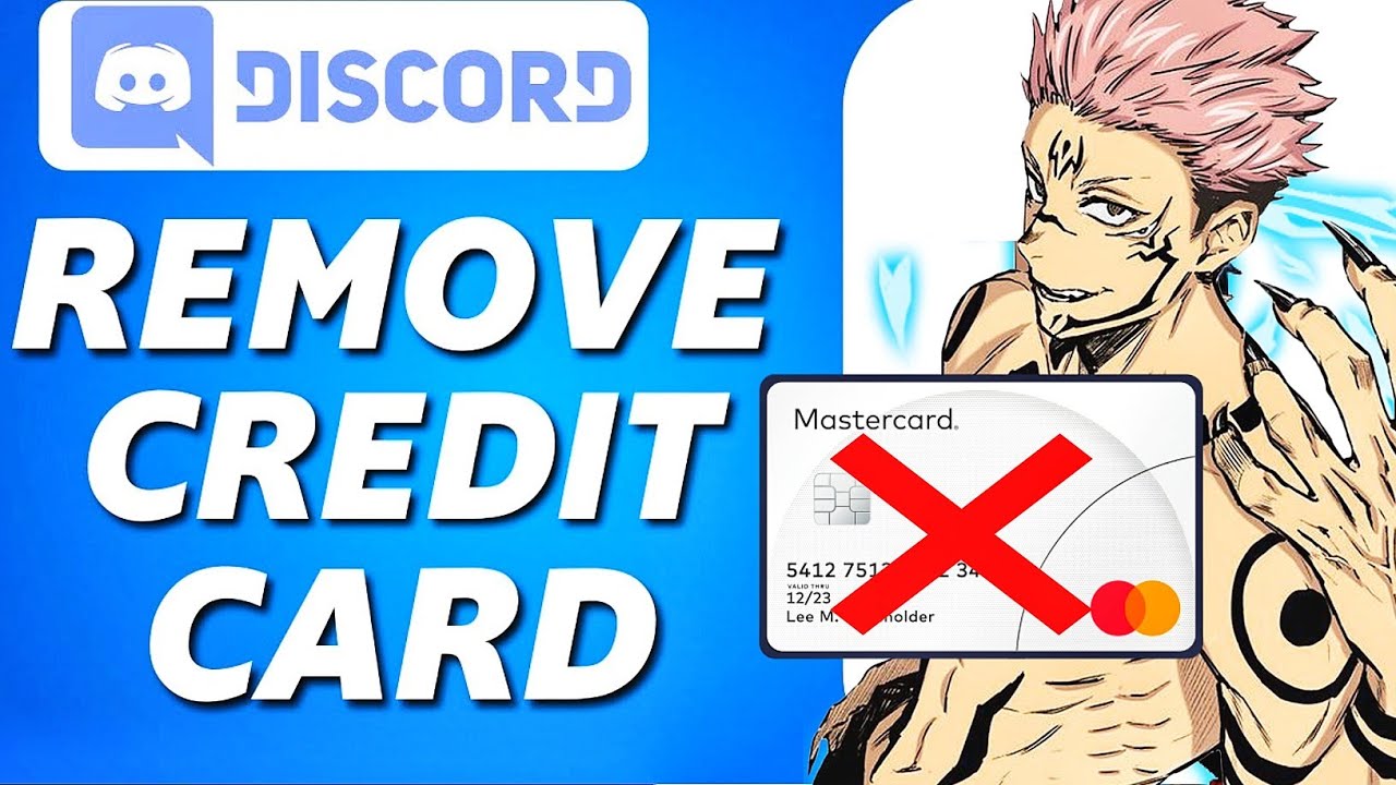 How to remove Credit/Debit Card from Discord after claiming/buying ...