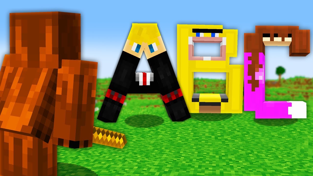 Turning ALL my Friends into Alphabet on Minecraft... - YouTube