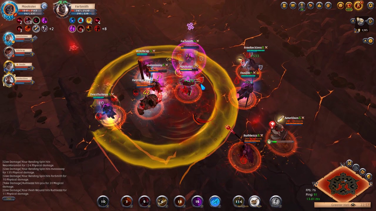 Albion Online Realmbreaker, red hellgates 12/22 - YouTube