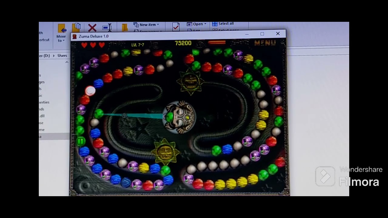 Zuma Glitched Remake - Level 7-7 Long Into The Vivo - YouTube