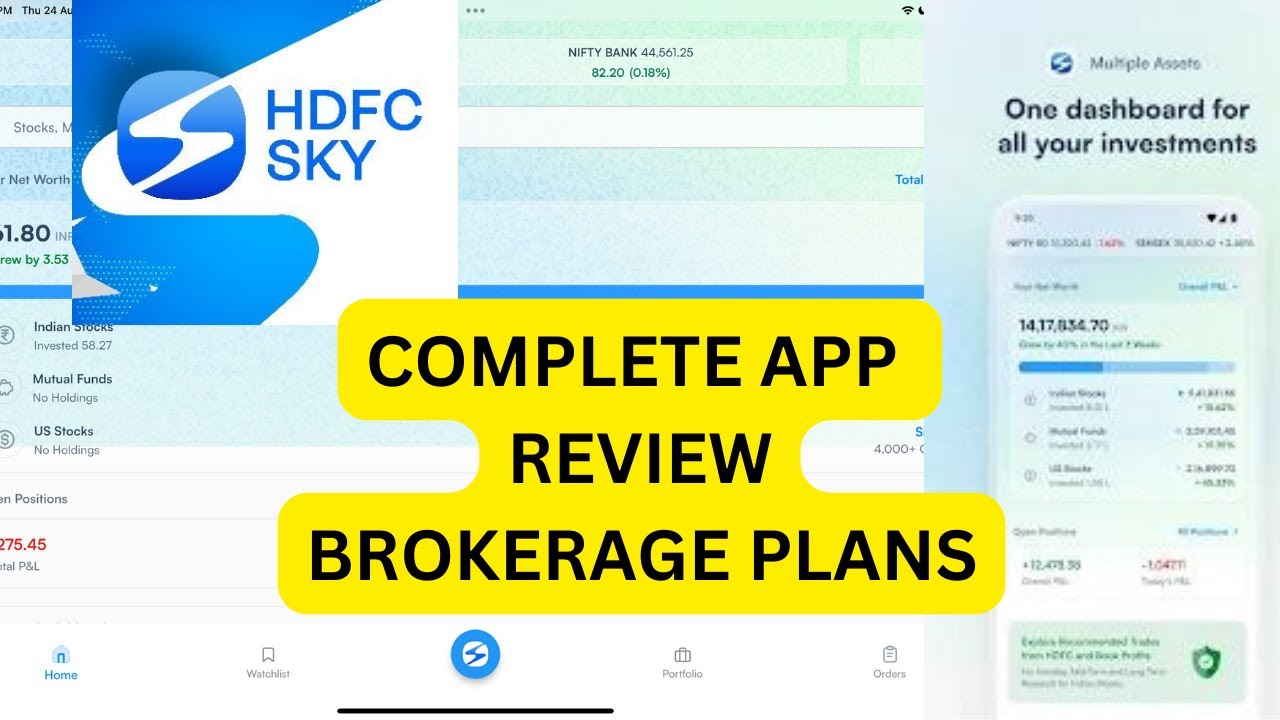 HDFC SKY APP REVIEW- BROKERAGE PLANS #hdfcsecurities #HDFCSKY #stocks # ...