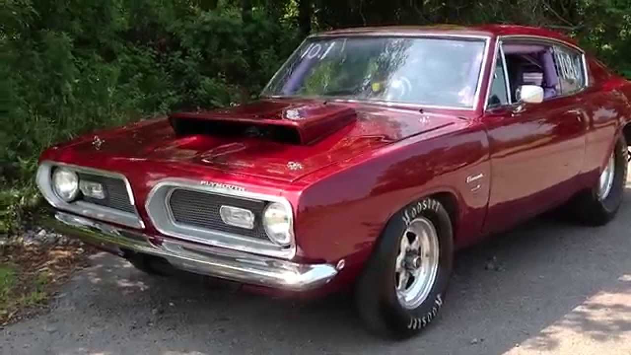 1967 Plymouth Barracuda Fastback Dragster - YouTube