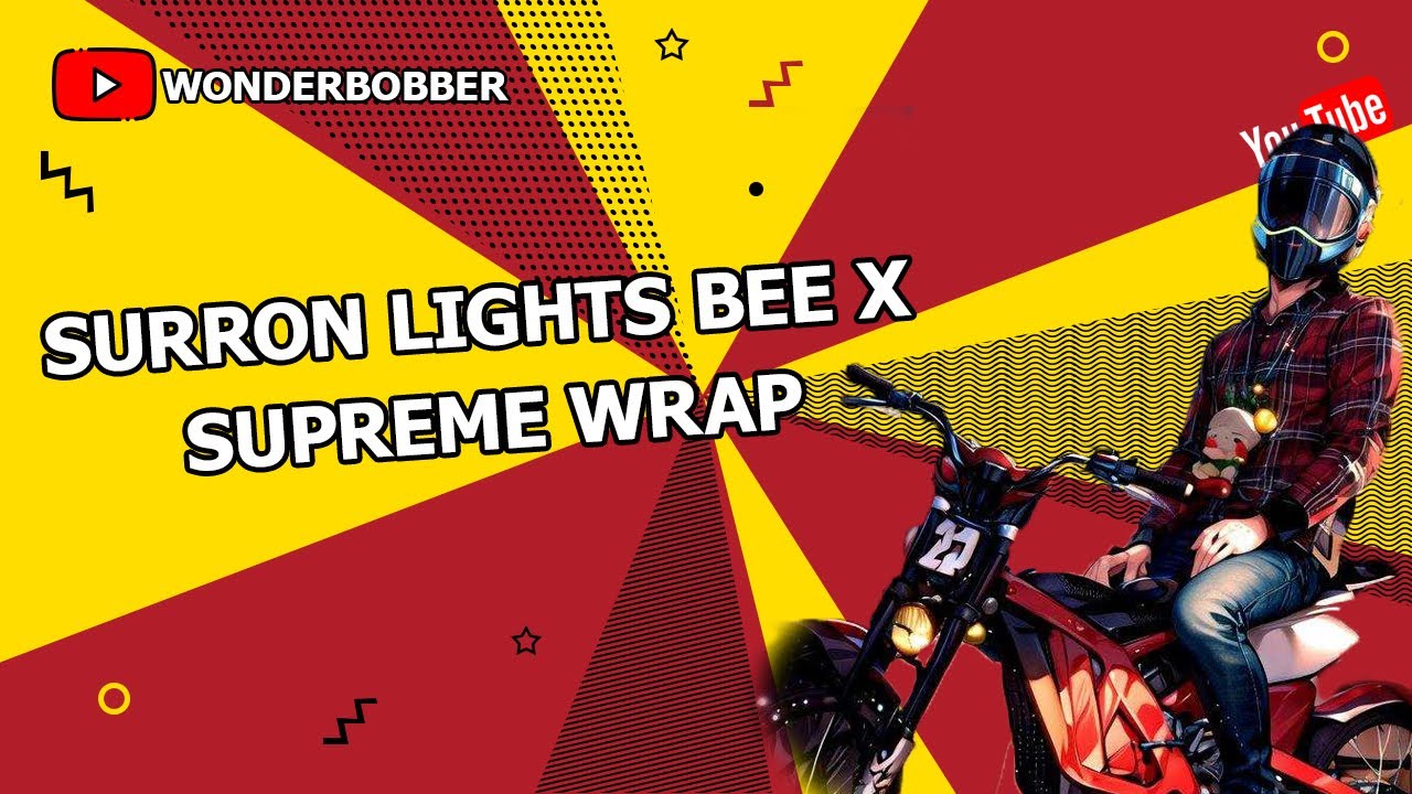 SURRON LIGHTS BEE X SUPREME WRAP | Wonder Bobber | - YouTube