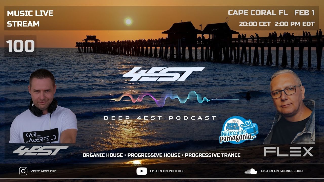 4EST - DEEP 4EST #100 PART 1 [Melodic Techno/Progressive House DJ Mix ...
