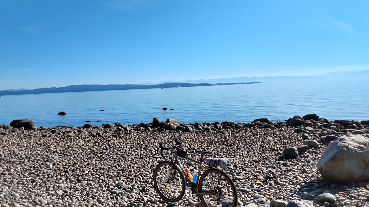Powell River Bicycle Tour... Second Beach - YouTube