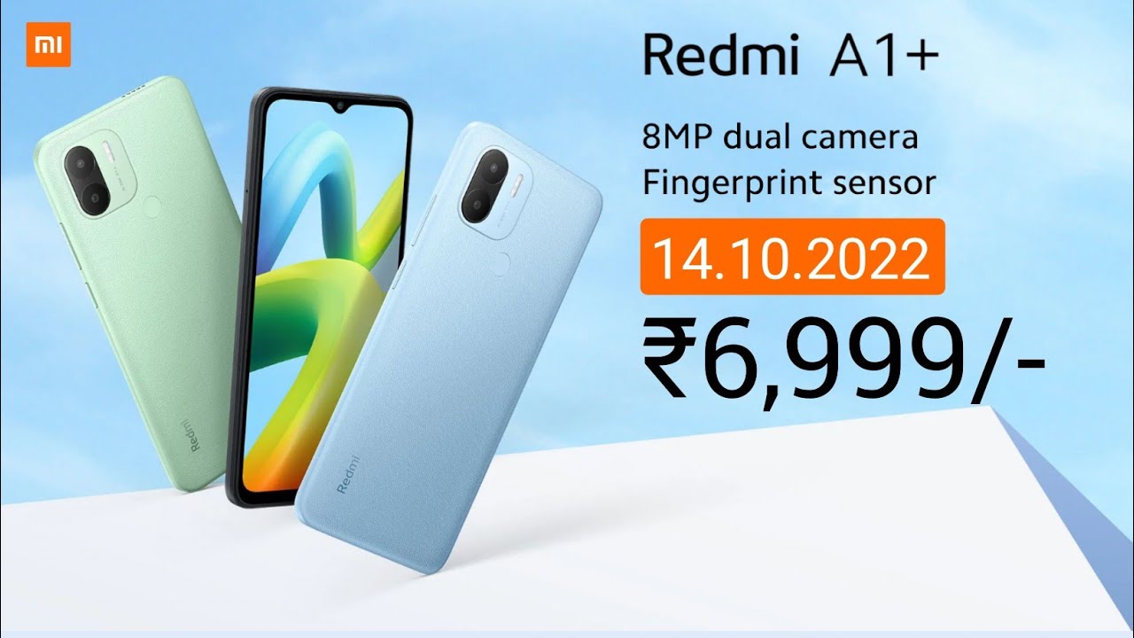 Redmi A1 Plus Launch Date In India | Redmi A1 Plus India Price ...