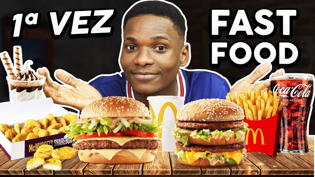 Experimentando Fast Foods Pela Primeira Vez ft. Baptista Miranda - YouTube