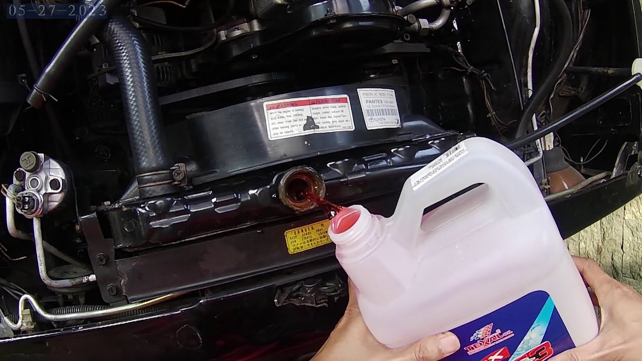 Kuras air radiator mobil suzuki katana - YouTube