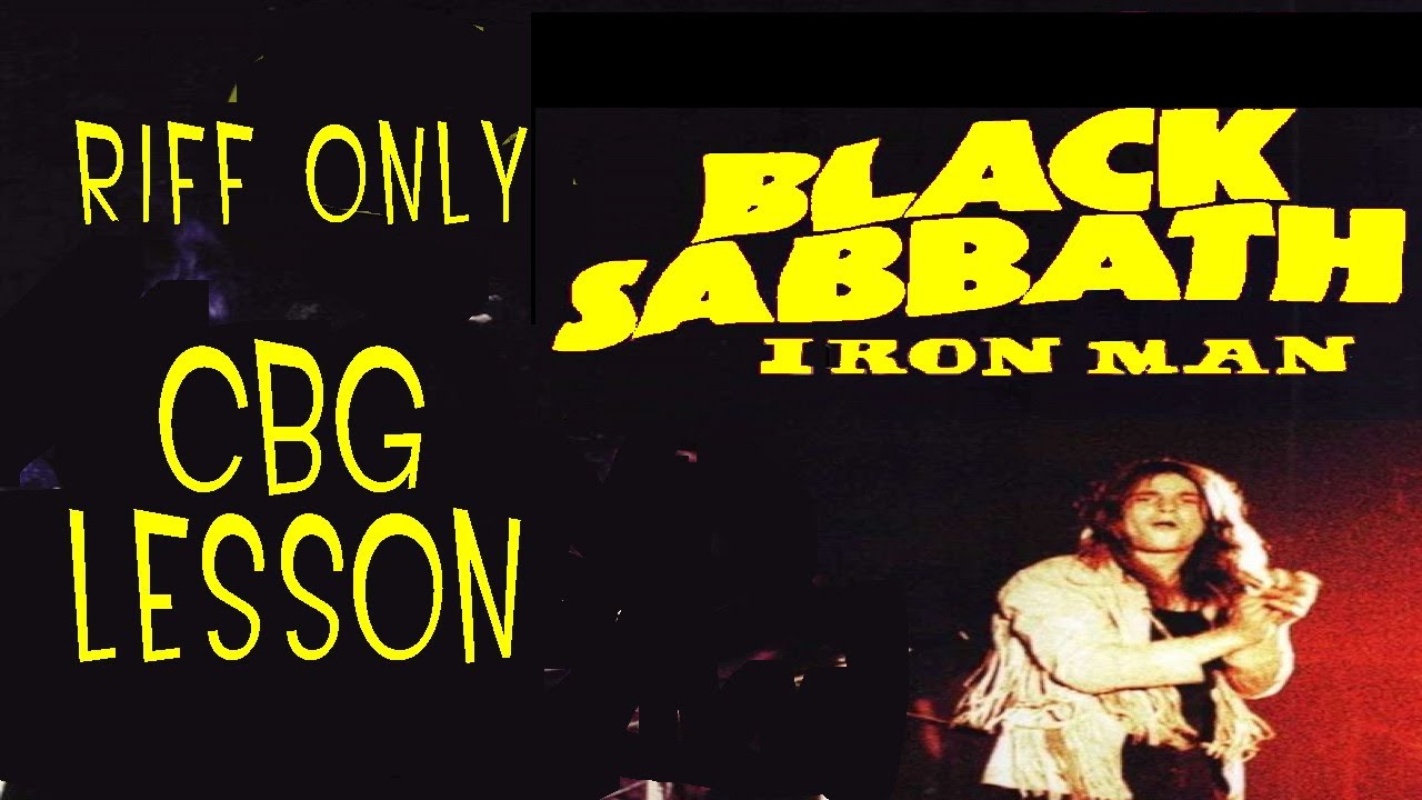 Black Sabbath Iron Man Cigar Box Guitar Riff Only Lesson #cbg # ...