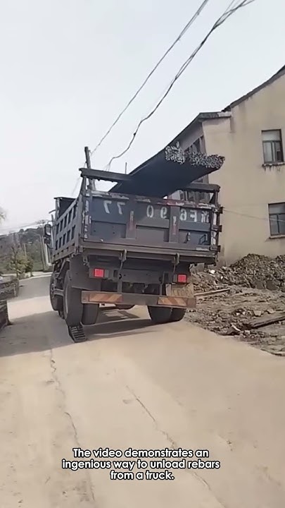 Clever Rebar Unloading - YouTube