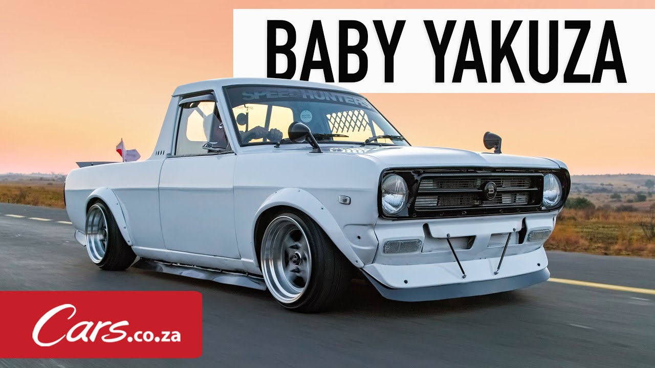 Datsun 120Y Pickup - Hand-built in SA, riding on air! - YouTube