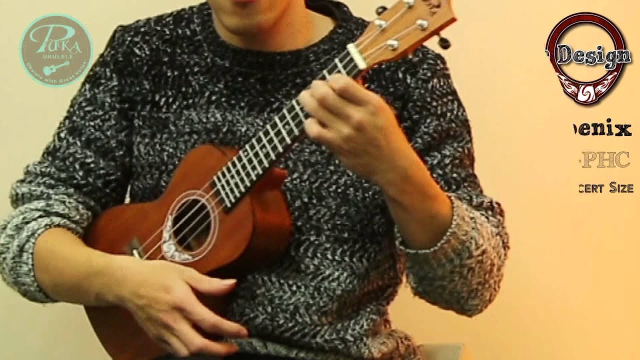Puka Ukulele|Rosette Design Series|PK-PHC|Sound Test - YouTube