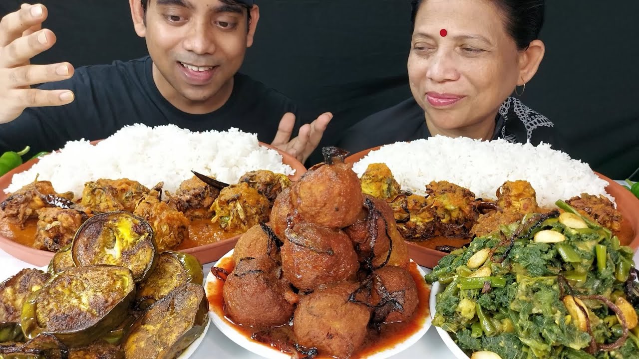 Food Show Yummy Red pakoda and kofta Spicy Food Eating Mukbang - YouTube