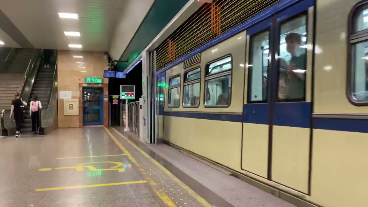 Metro station "Serdika" in Sofia: line 1 - YouTube
