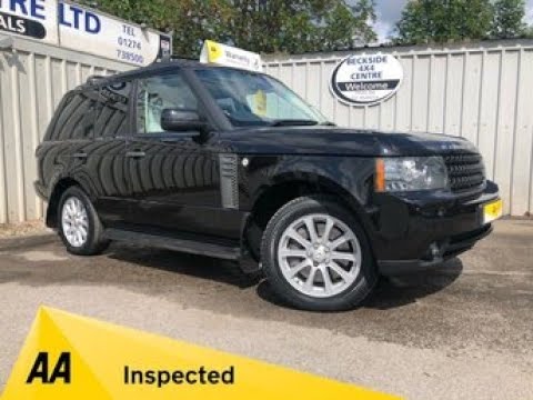 Land Rover Range Rover 4.4 TDV8 Vogue 5 Door 313 BHP Black 2011 - YouTube