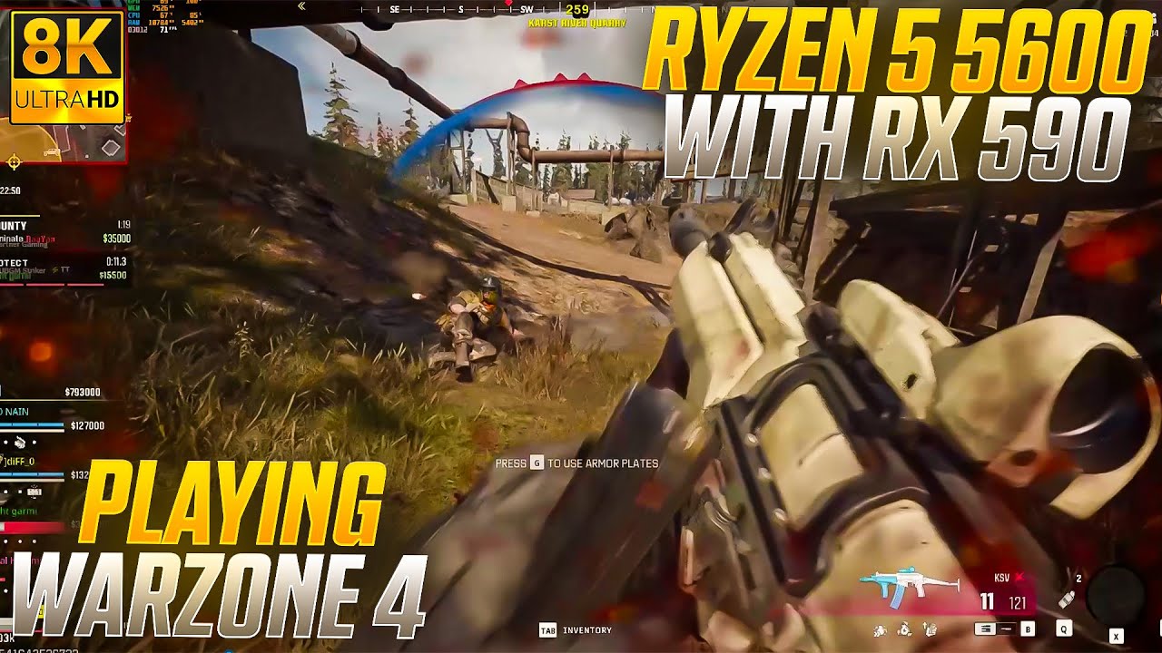 Enjoy Playing Warzone 4 With Frame Rate X - YouTube