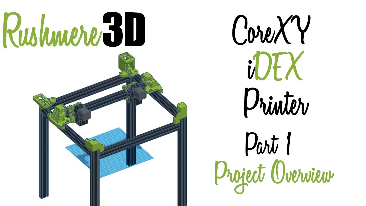 CoreXY iDEX Printer - Part 1 Project Overview - YouTube