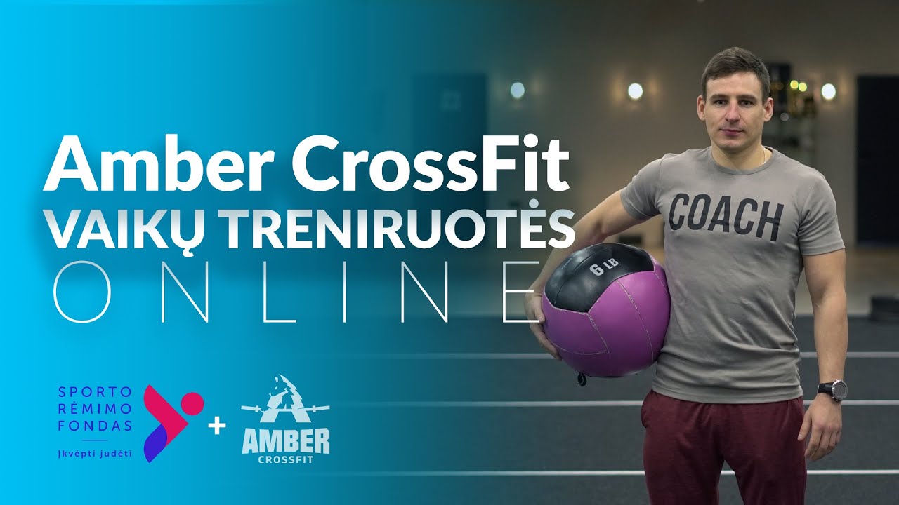 AMBER CROSSFIT NUOTOLINE VAIKU TRENIRUOTE - YouTube