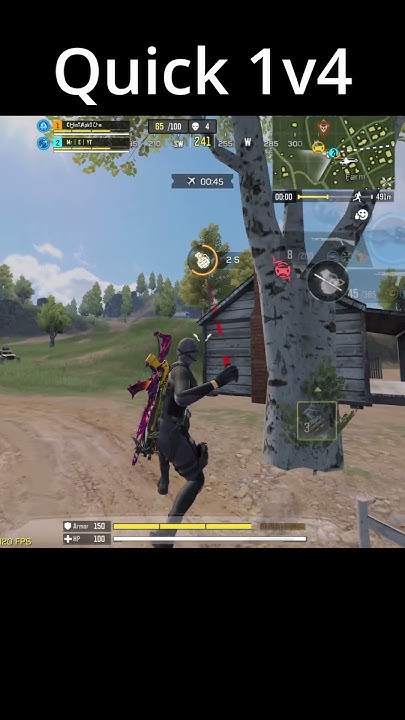 Quick 1v4 Squadwipe at farm #codmobile #callofdutymobile #squadwipe #solovssquad #codm - YouTube