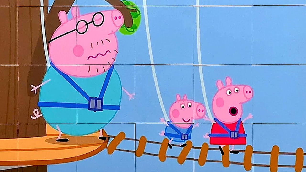 The Very Wobbly Bridge | Peppa Pig | Puzzle for kids and for fun ...