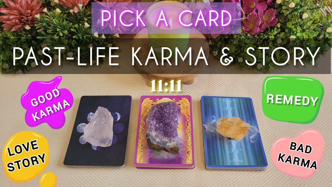 Hindi 🌈PAST LIFE KARMA & STORY 🎯GOOD & BAD KARMA 🦋Connection with ...