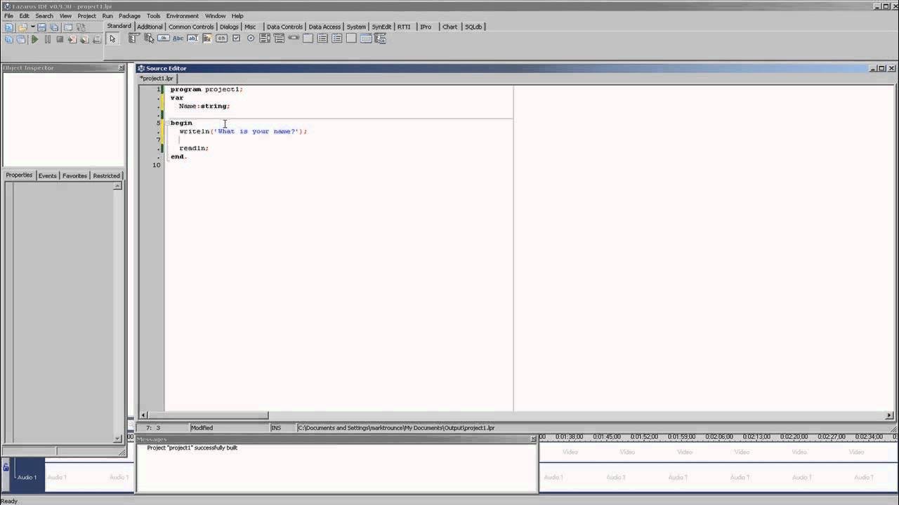 Pascal Programming Tutorials: Part 3 - Input / Output - YouTube