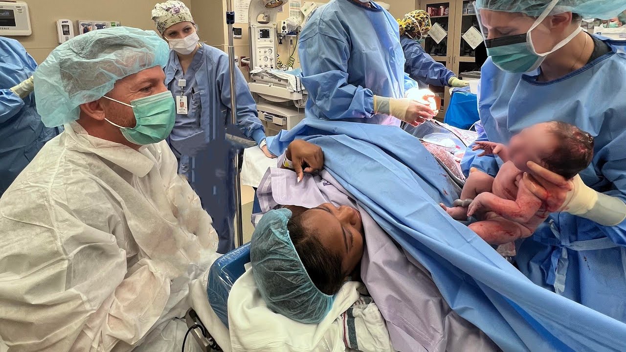 THE BIRTH OF OUR BABY GIRL! *RAW AND EMOTIONAL* LABOR AND DELIVERY ...