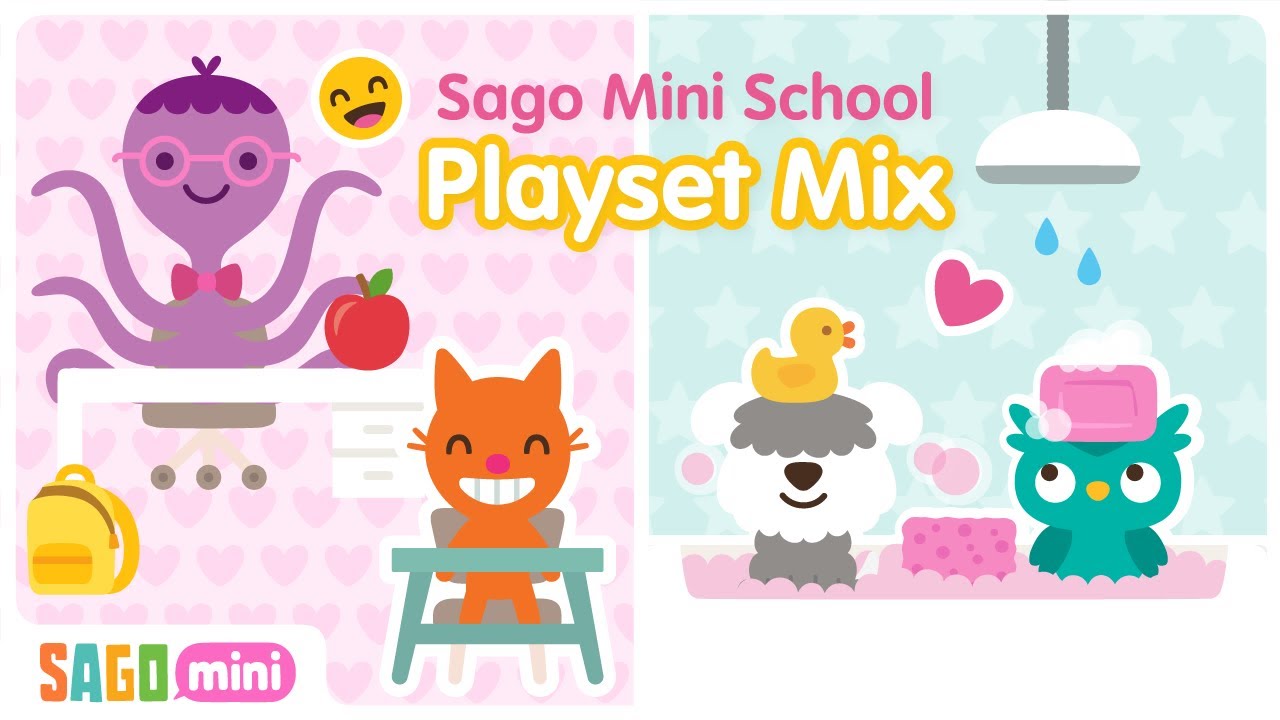 Sago Mini SCHOOL Play Through 🏫🔤 | Interactive Learning Video for Kids ...