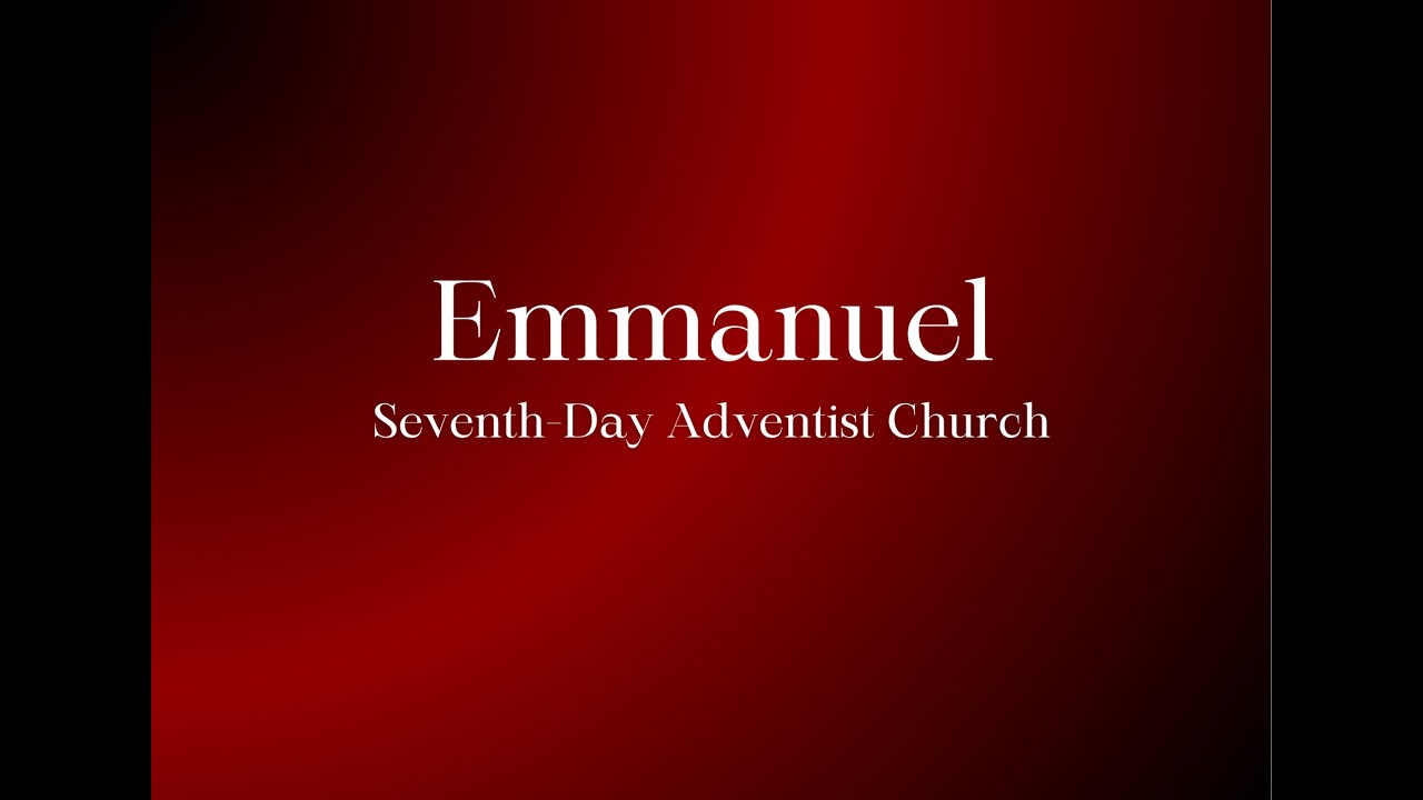 Emmanuel SDA Church |Alone In His Presence| Sermon By Elder Marcus ...