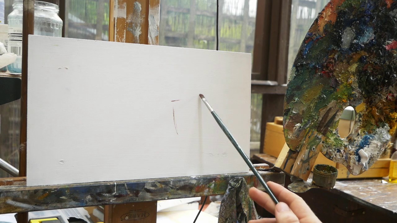 OCAD Studio: Landscape Sketch in Oils Part 1 - YouTube