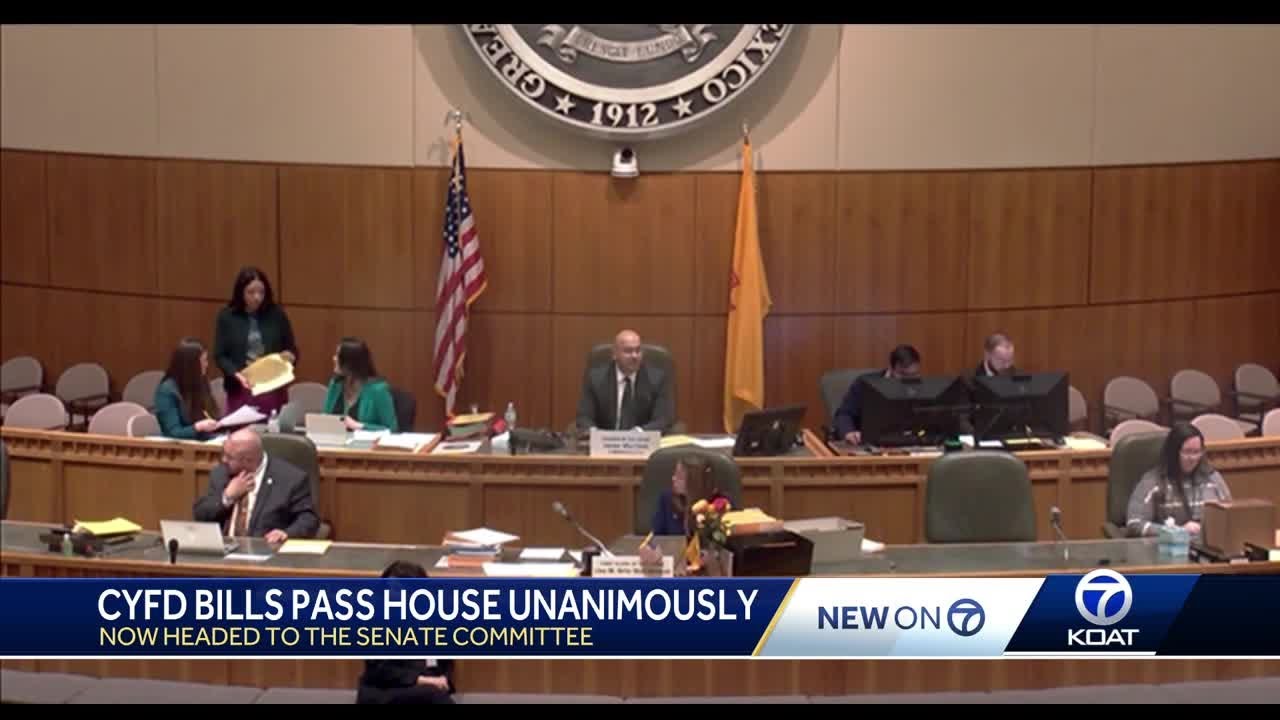 Three CYFD bills pass House unanimously - YouTube