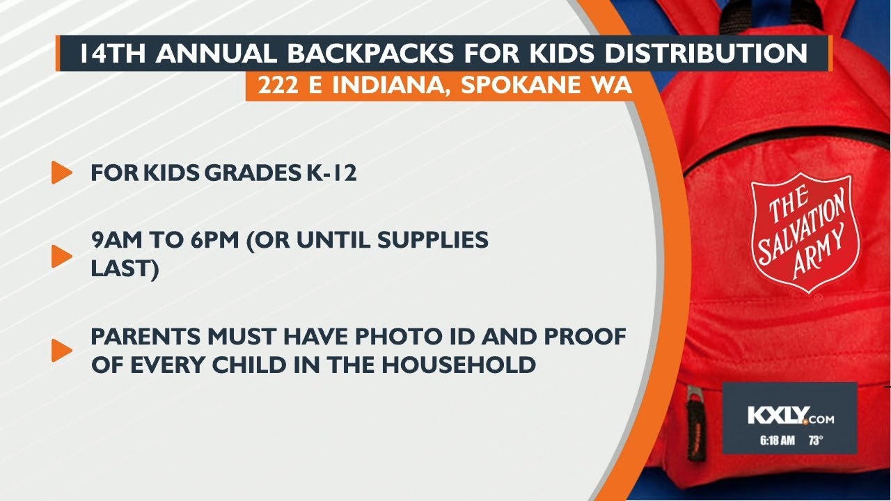 14th Annual Backpacks for Kids Distribution - YouTube