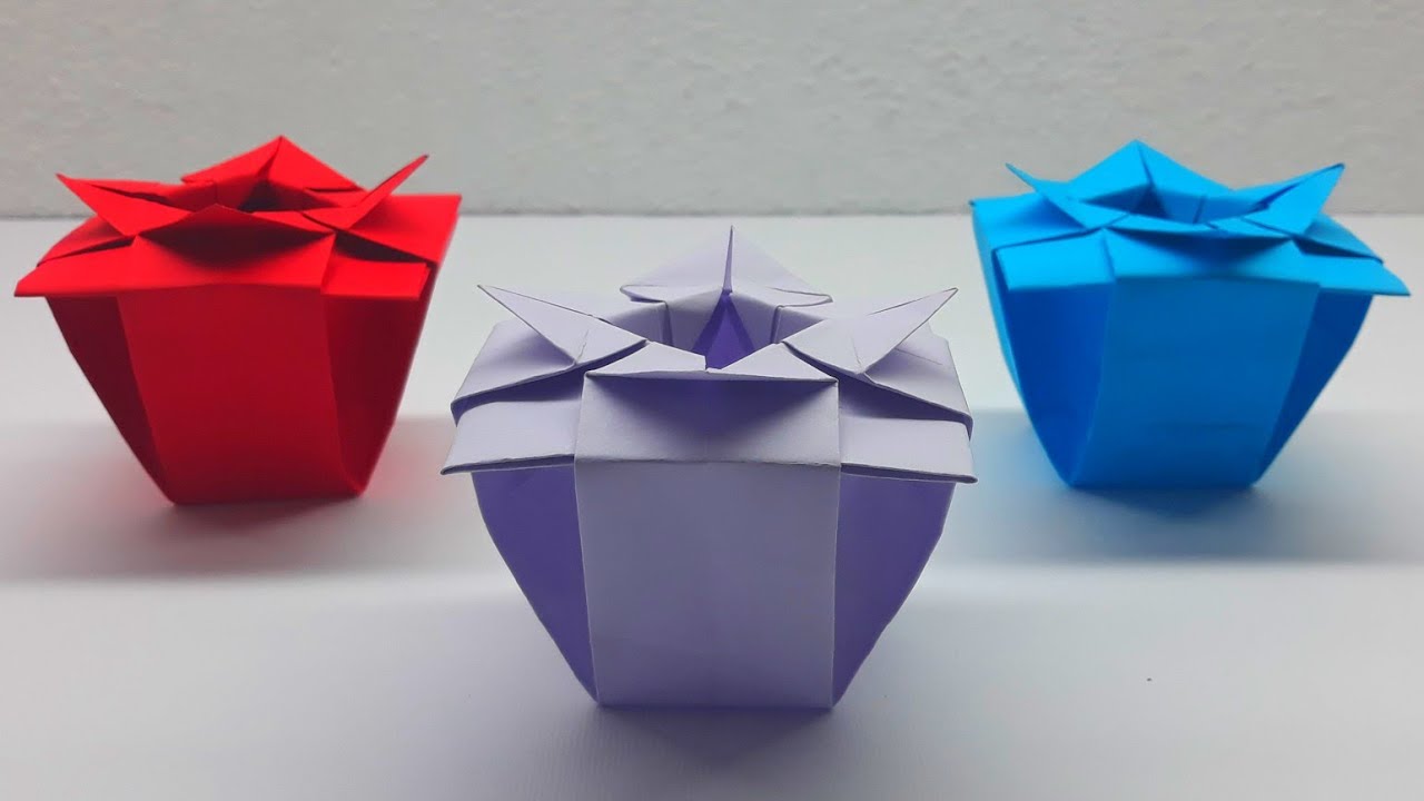 How to Make a Paper Vase|DIY|Fold tutorialOrigami Vase|#shorts|#diy|# ...
