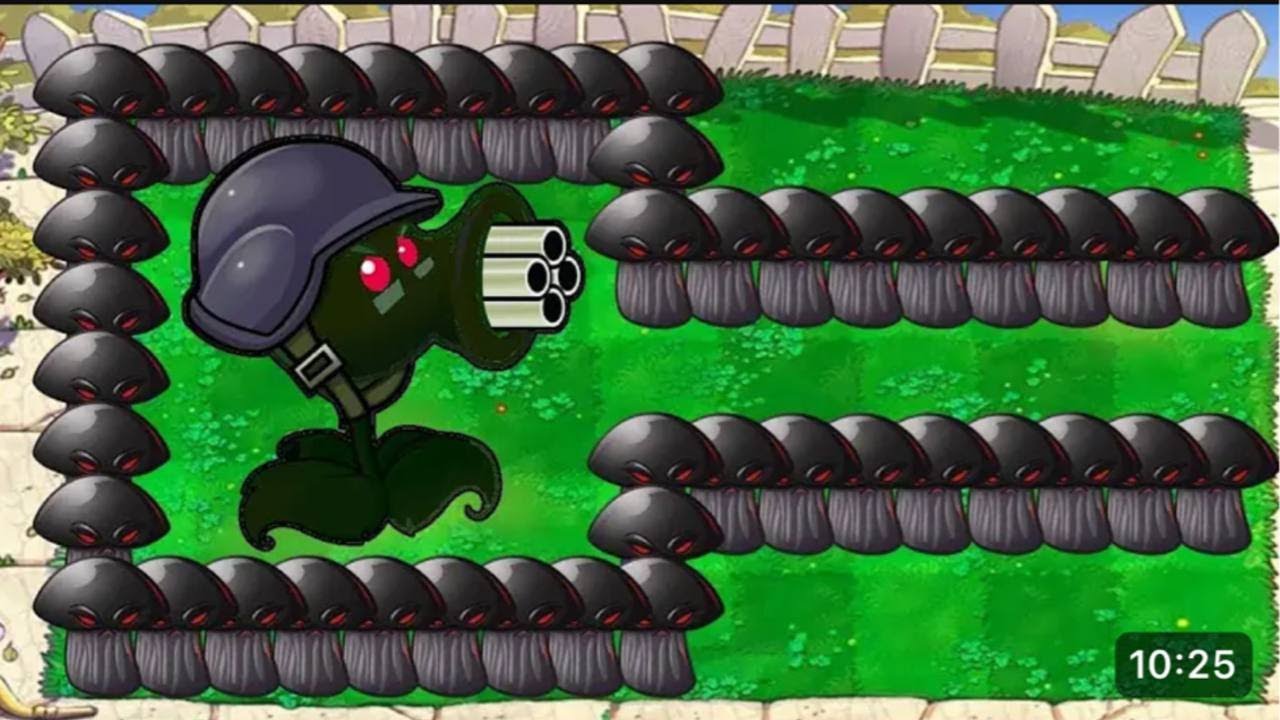 PvZ 2 Fusion - Mega Gatling Pea Using Projectile From Other Plant ...