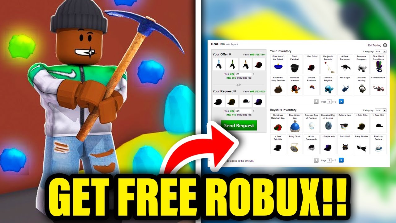 MOST AMAZING ROBLOX TRADING METHOD! HOW TO GET FREE ROBUX! - YouTube