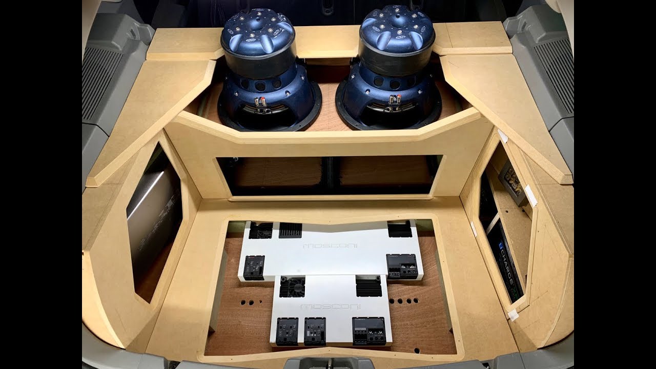 Chrysler 300C trunk build - Zapco, Audible Physics, Gladen, Mosconi ...