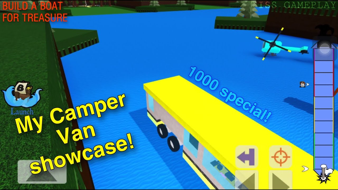 Camper Van Showcase | 1K Subscribers Special | ROBLOX - BUILD A BOAT ...