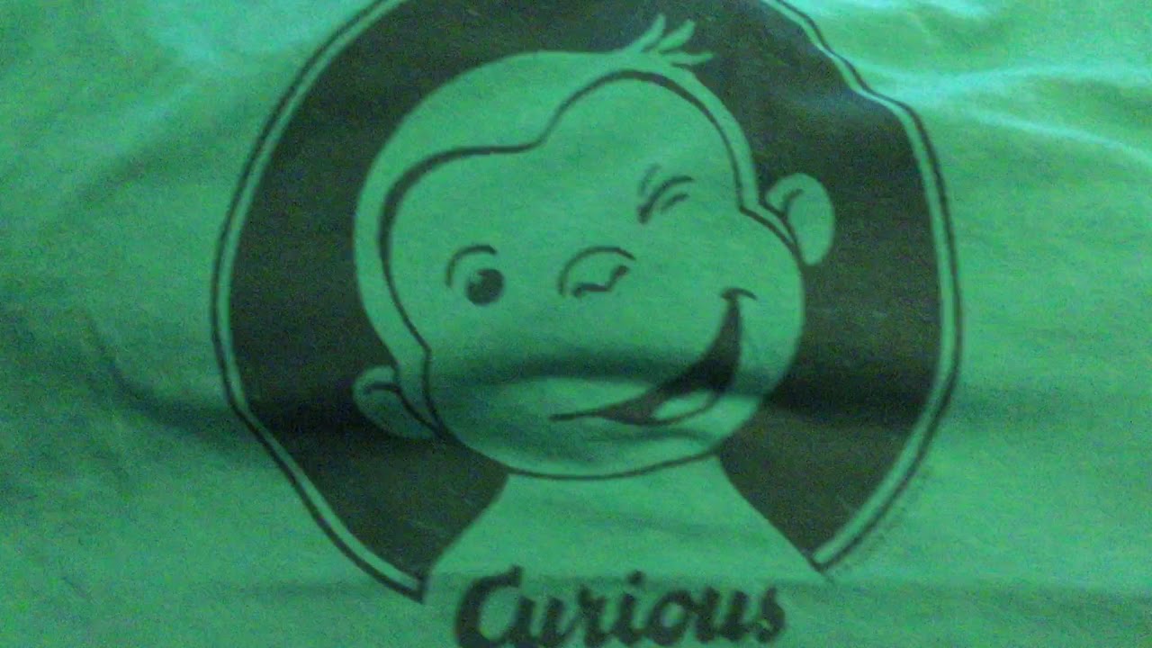My Green Curious George Adult 2XL T-Shirt - YouTube