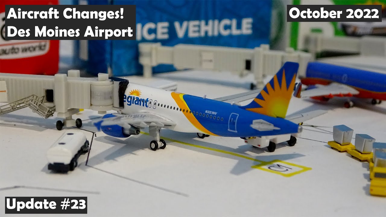 Aircraft Changes! | Des Moines International Airport Update #23 ...