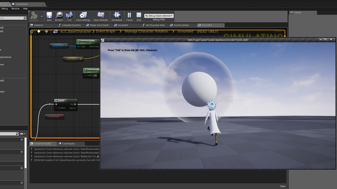 Gravity rotation issue 3 - YouTube
