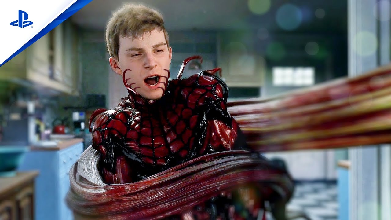 Marvel's Spider-Man 2 Absolute 20 Inches Peter's Carnage Suit Saves MJ ...