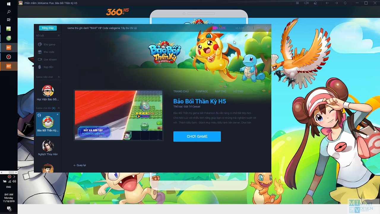 Newbie Test: Bảo bối thần kỳ H5 WebGame 360game.vn VNG 2019 - YouTube