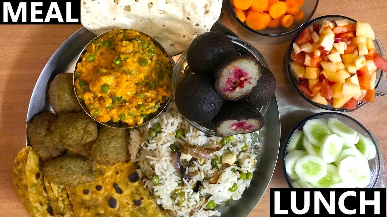 SPECIAL VEG THALI | FULL LUNCH MEAL RECIPE | INDIAN LUNCH RECIPE - YouTube
