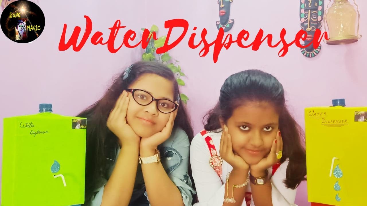 DIY Simple Water Dispenser Machine at home just by using a bottle and ...